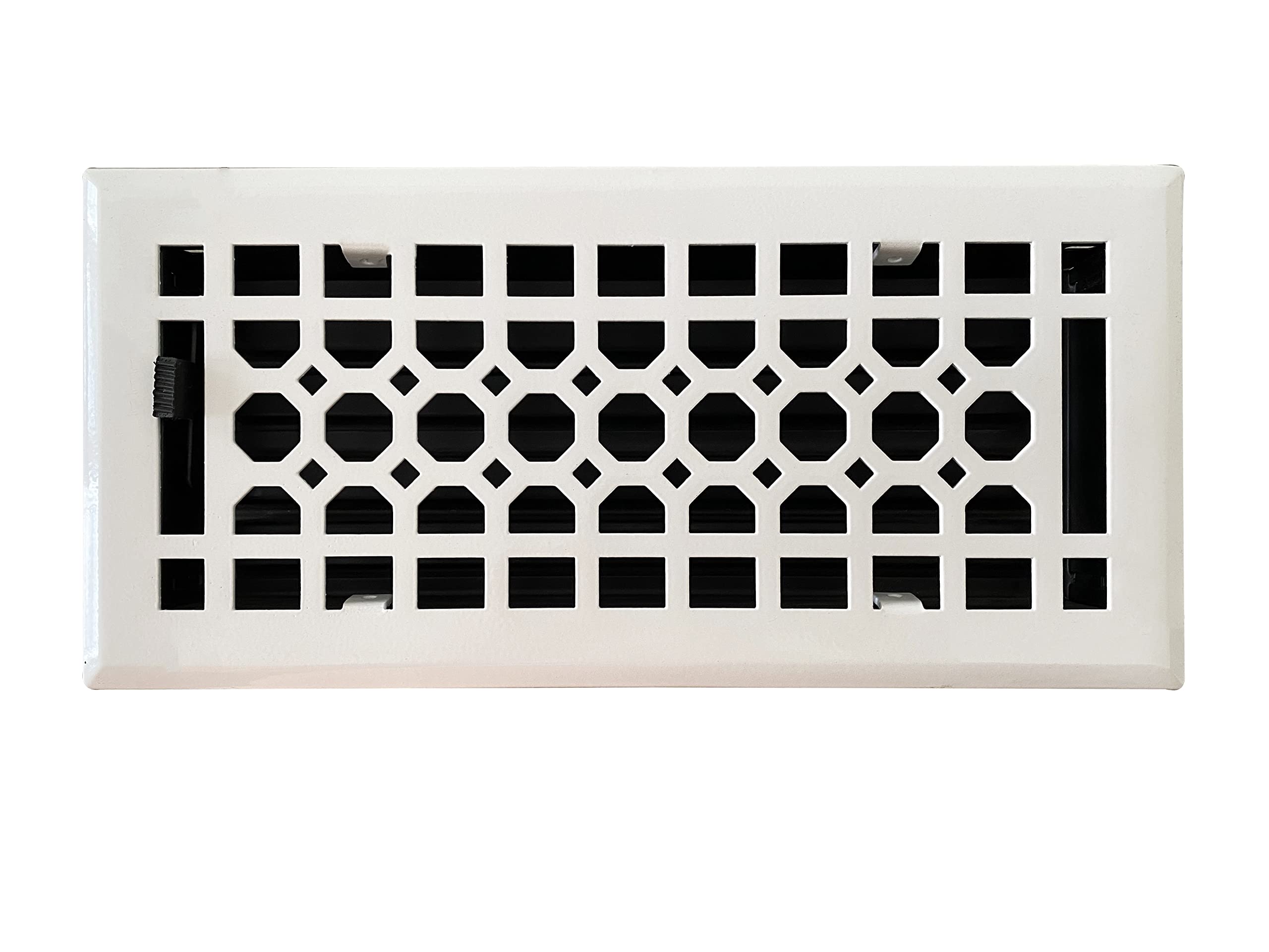 Empire Register Co, Vent Cover - 4x10 inch, Honeycomb Design, White ...