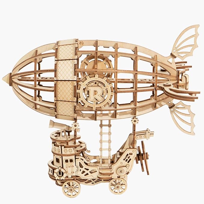 Amazon.com: Rolife 3D Wooden Assembly Puzzle Wood Craft Kit-DIY Model ...