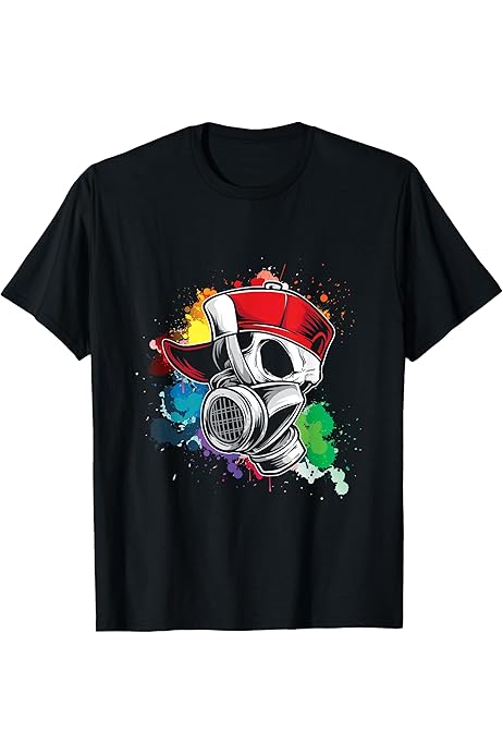 Graffiti Cartoon With Gas Mask