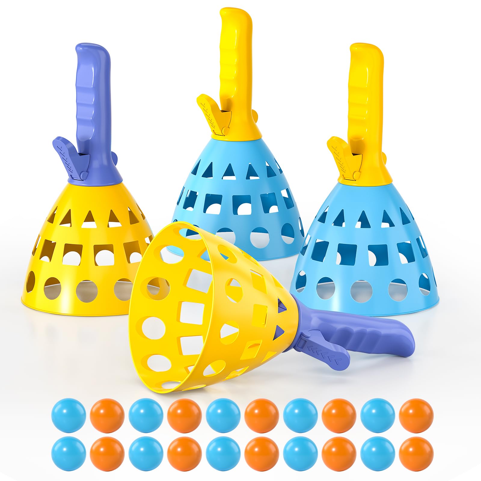Mua TEMI Pop Pass Catch Ball Game with 4 Catch Launcher Baskets and 20 ...