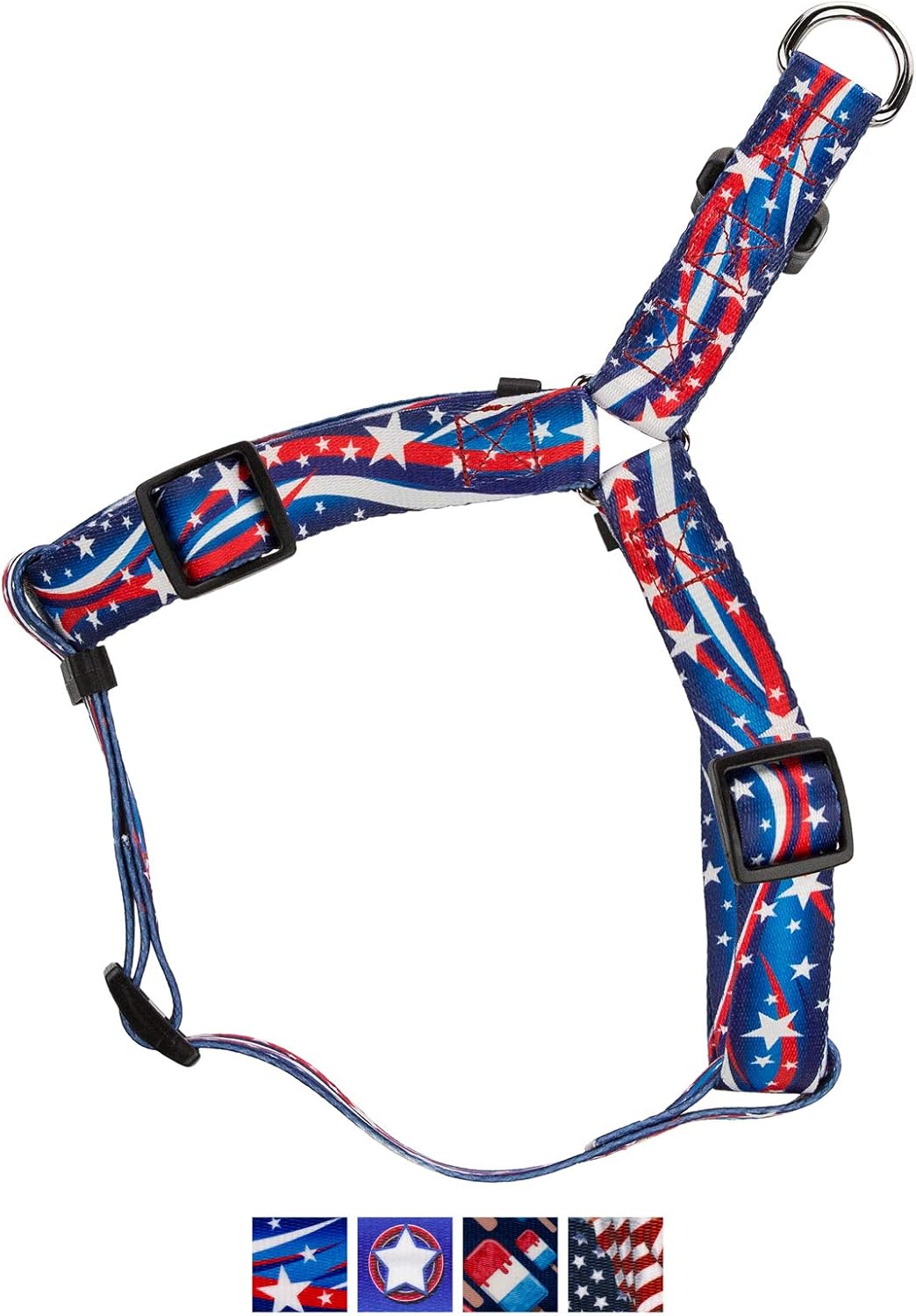 Amazon.com : Country Brook Petz - Star Spangled Step-in Dog Harness ...
