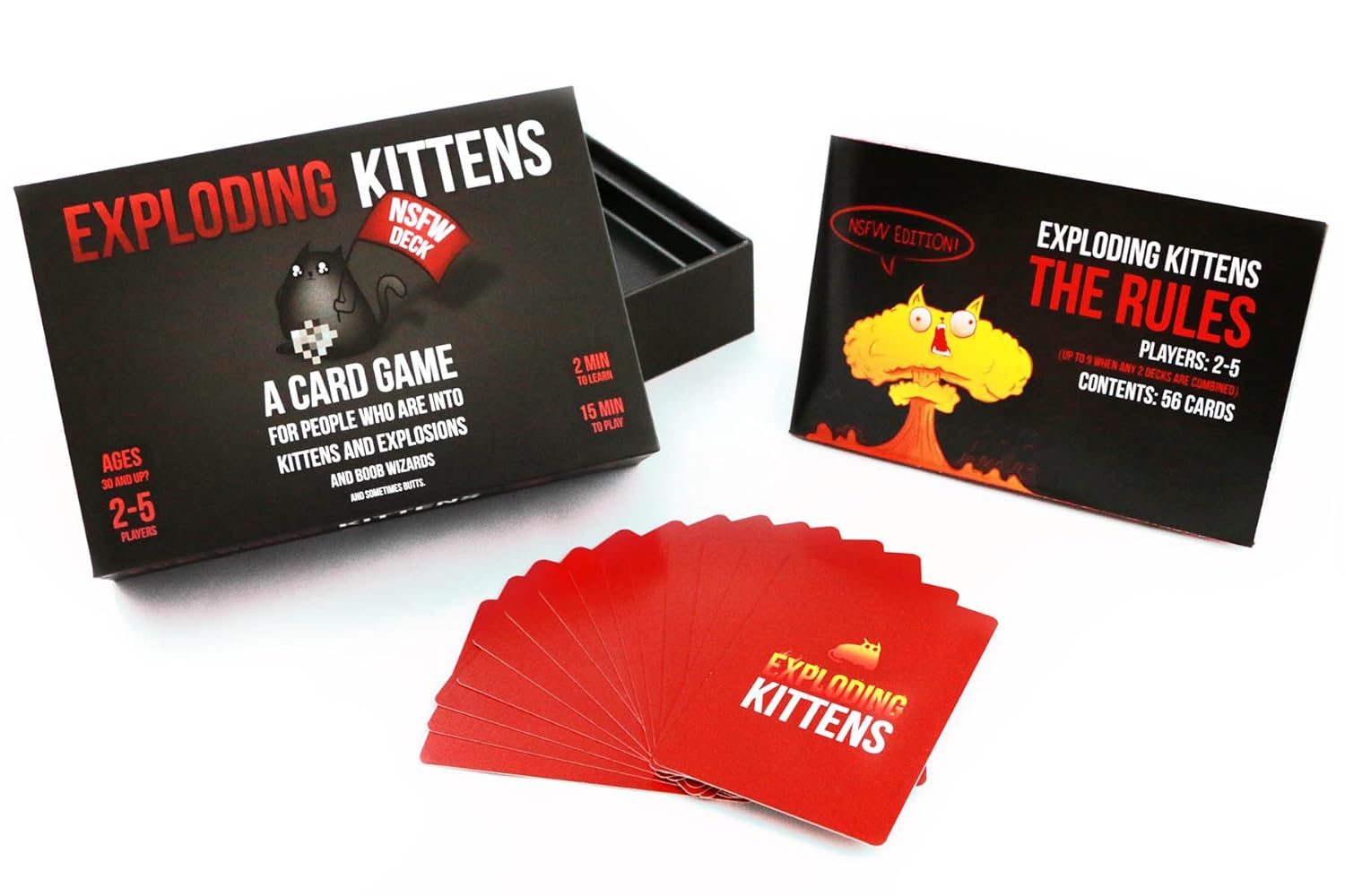 Card Games NSFW Edition EKG-NSFW1-1 Exploding Kittens Explicit Content Toys