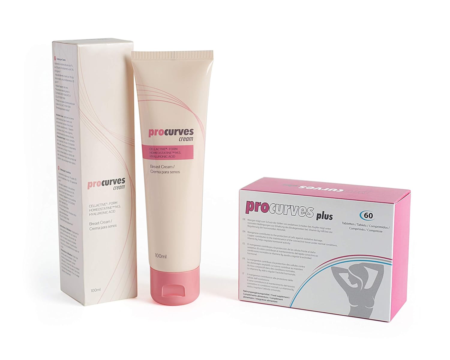 Procurves Plus + Procurves Cream: Pillen und Creme zur natürlichen ...
