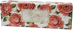 Hopificio Triple Milled Italian Tuscan Rose Soap Set, 3 pcs: Amazon.ca ...