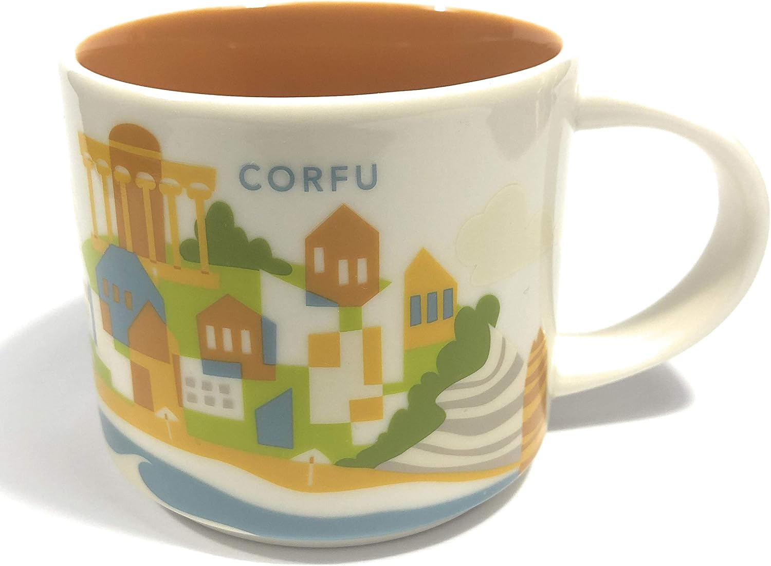Amazon.com | Starbucks Corfu (Greece) You Are Here YAH Coffee Mug ...