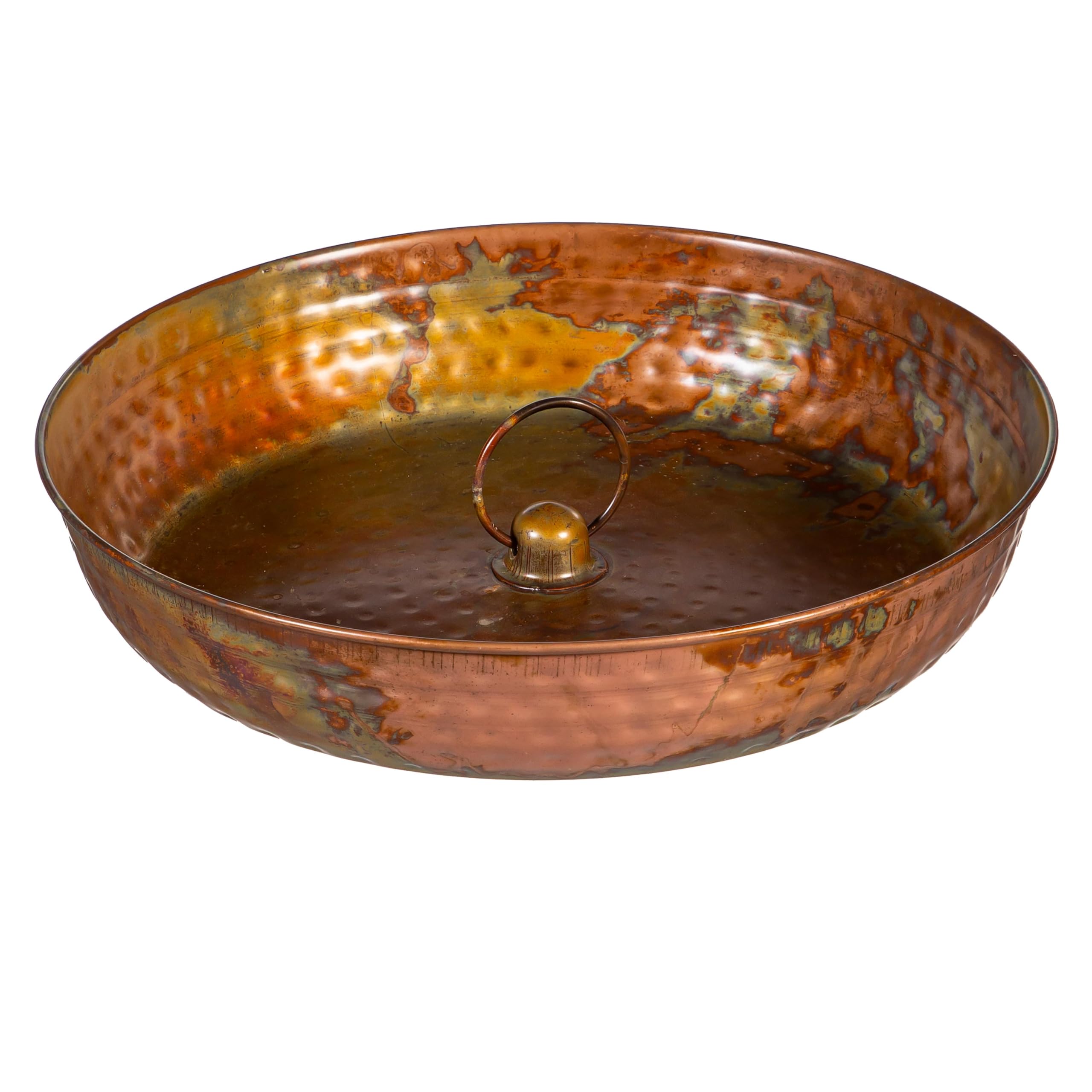 Evergreen Garden 14" Rain Chains Basin, Display Dish w/Chain, Rainwater ...