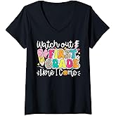 Amazon.com: Funny Watch Out 1st Grade Here I Come Cute Girls Boys T ...