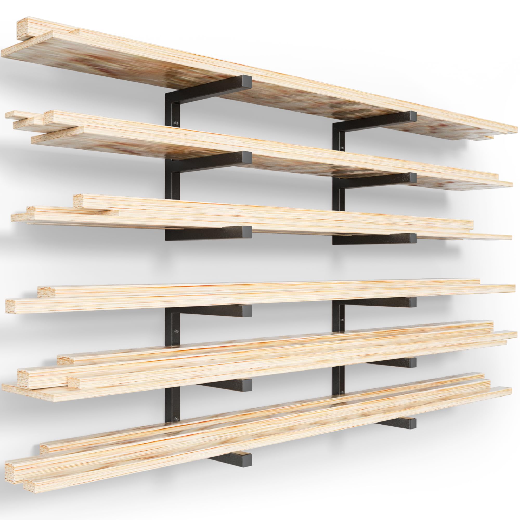 **hardware loose in box** YYR Wood Organizer and Lumber Storage Rack ...