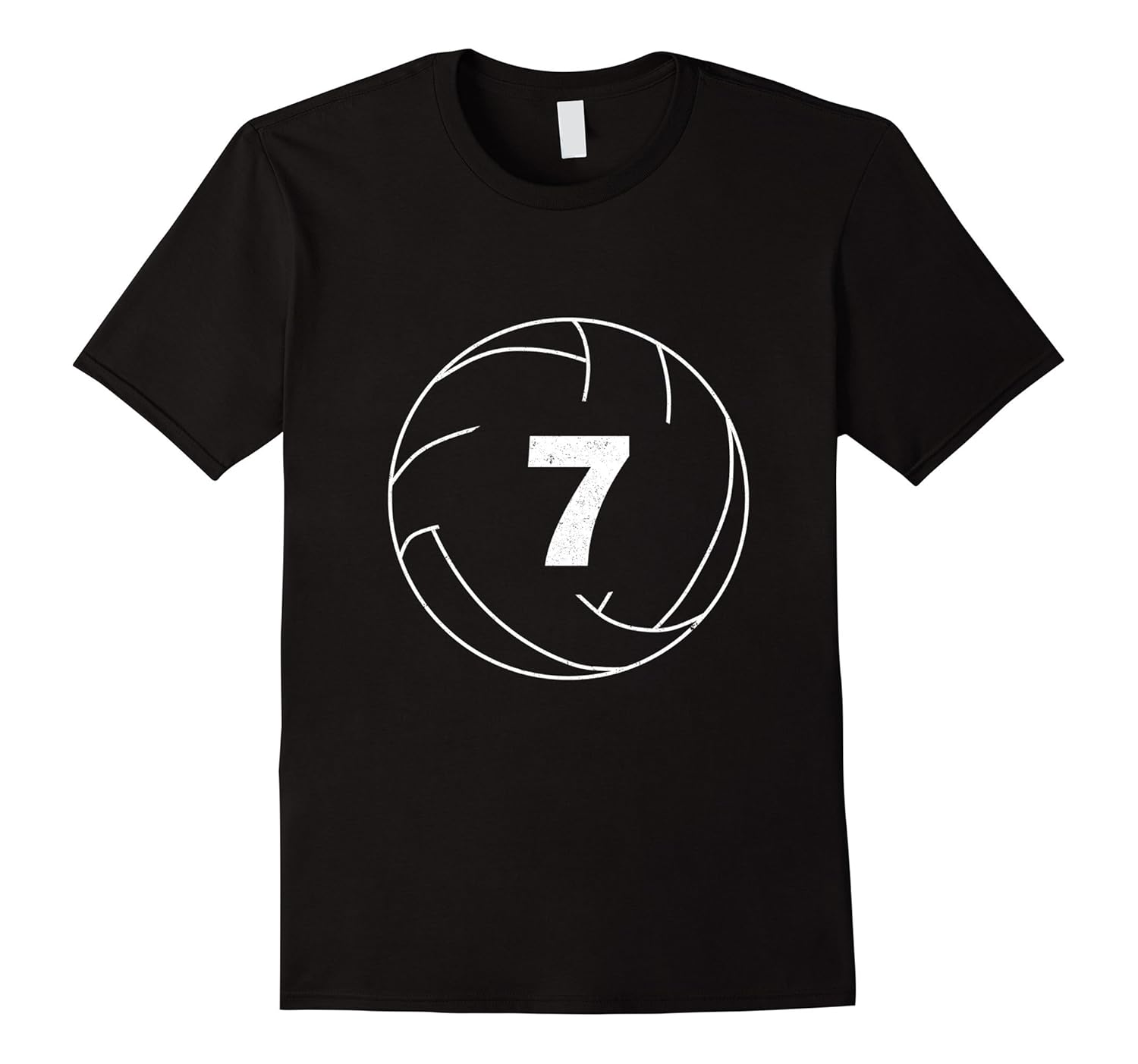 Volleyball Player Jersey Number 7 Seven Graphic T-Shirt-Art – Artvinatee