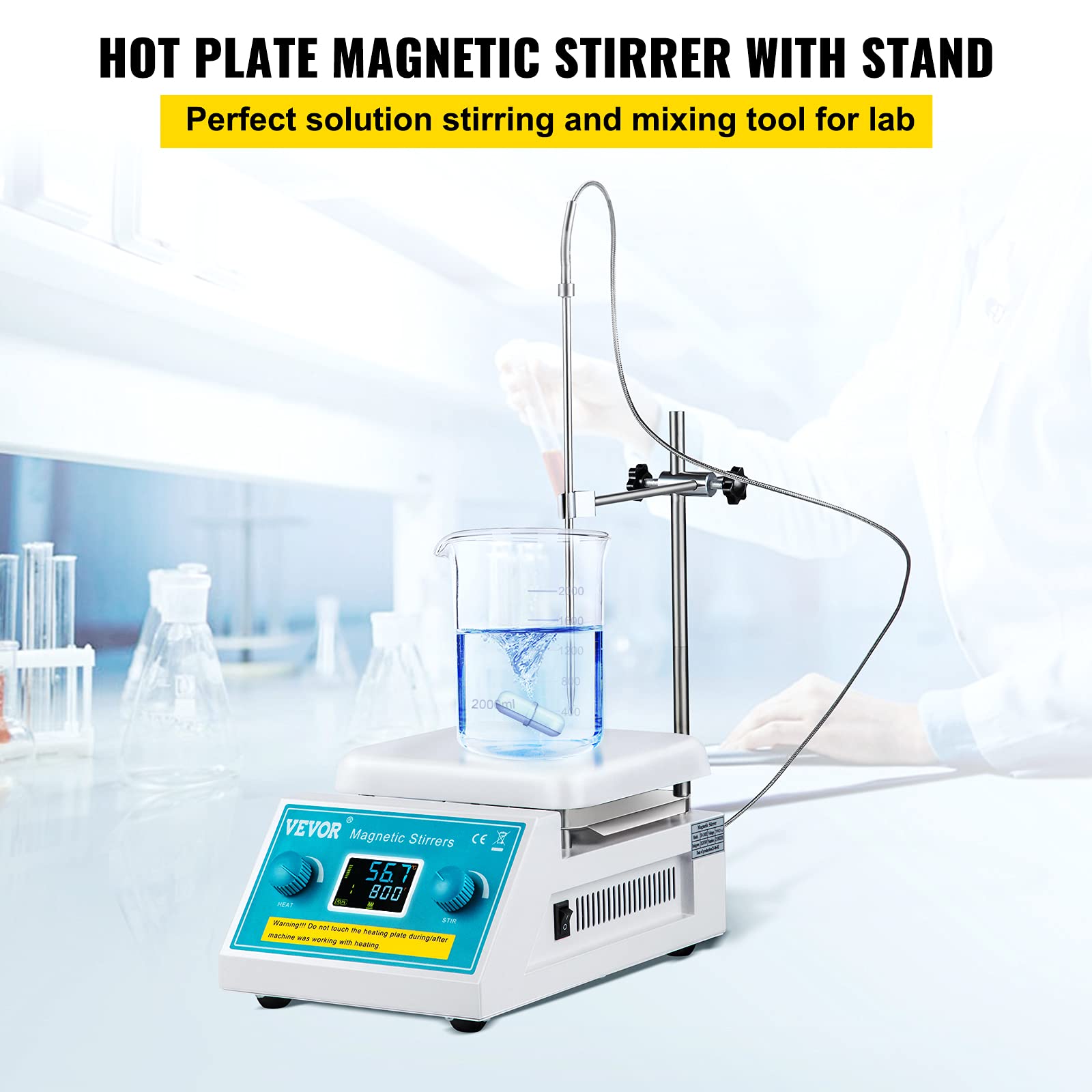 Mua VEVOR Magnetic Stirrer Hot Plate, 2000ml Stirring Capacity Max 572 ...