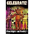 Amazon.com: Five Nights at Freddy's - Celebrate Wall Poster, 19L" x 13W ...
