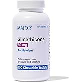 Amazon.com: Major Simethicone Gas Relief 80 mg - Anti Flatulence ...