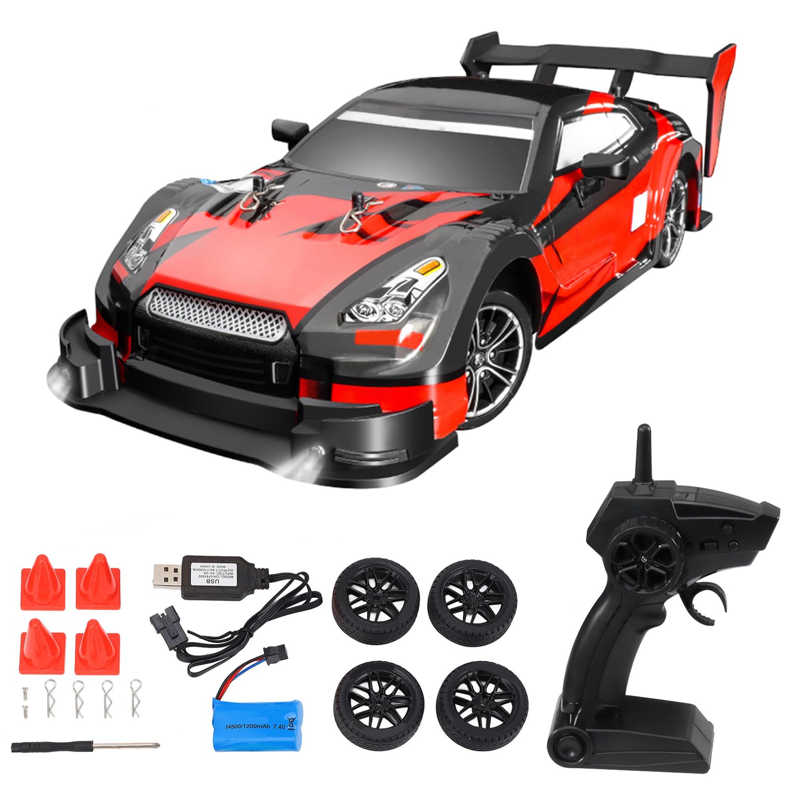 GoolRC RC Drift Car 1/16 RC Car Remote Control Car 2.4GHz 4WD 30km/h RC Race Car High Speed Kids ...