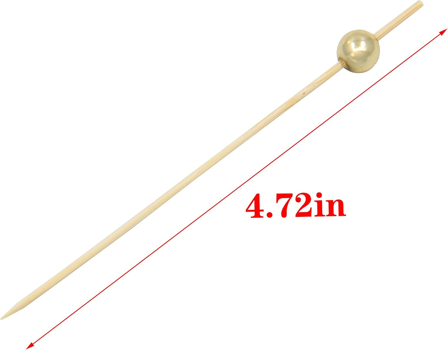 200 Cocktail Stick Fruit Sticks Bamboo Wooden Toothpicks, for Party ...