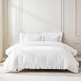 Amazon.com: Lush Decor - Duvet Cover Set, 3-Piece Cotton Bedding with ...