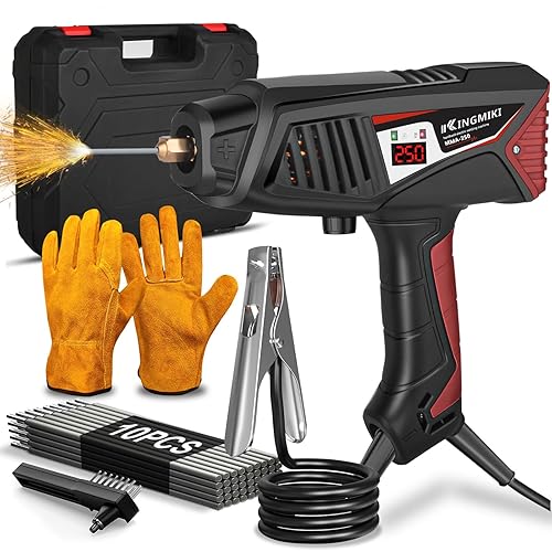 KingMiKi Handheld Welder, 110V 20-250A Adjust Portable Welder with ...