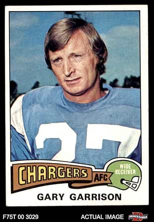 Amazon.com: 1975 Topps # 230 Gary Garrison San Diego Chargers (Football ...