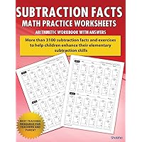 Addition Facts Math Practice Worksheet Arithmetic Workbook With Answers ...
