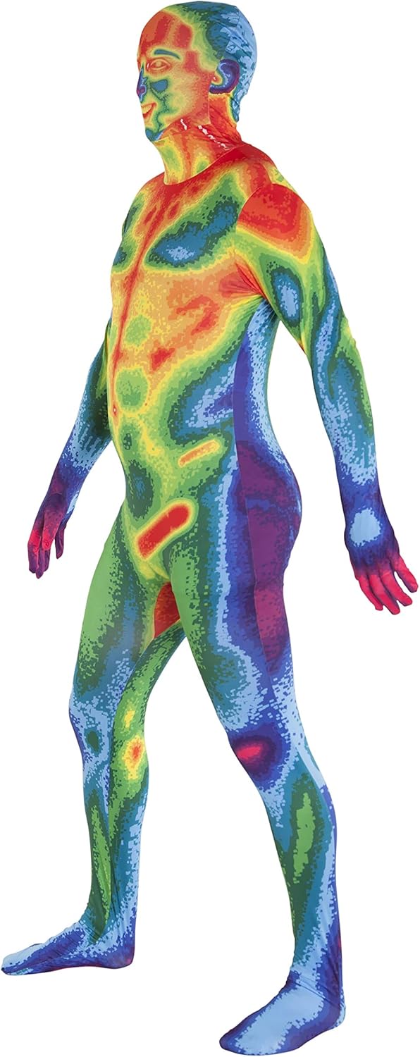 Morphsuits Infrared Camera Multicoloured Halloween Costume for Adults ...