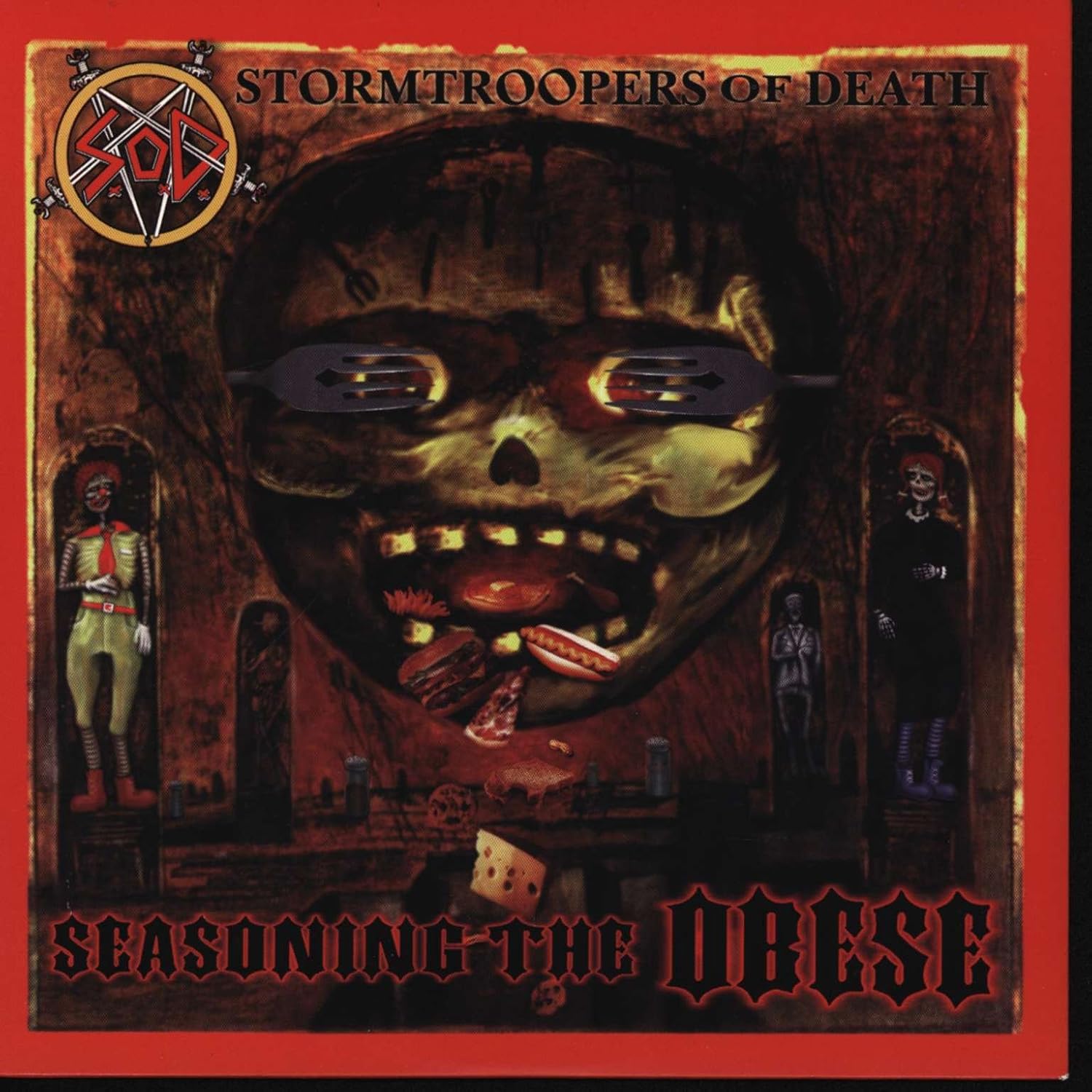 SOD, Stormtroopers of Death, Yellow Machinegun - split 7" (Clear Yellow ...