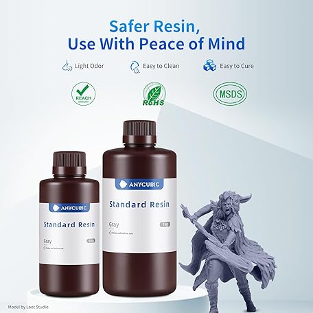 Mua ANYCUBIC 3D Printer Resin, 405nm SLA UV-Curing Resin with High ...