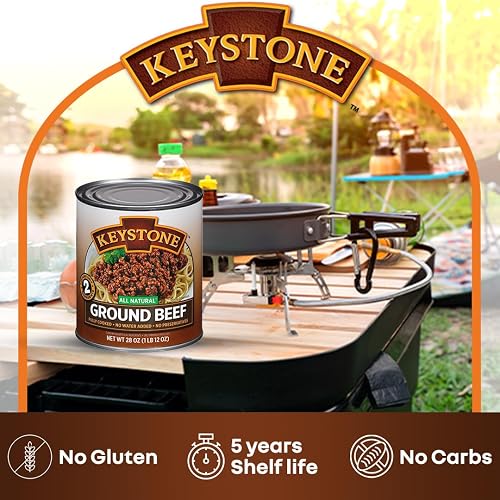 Roast Beef Keystone Meats Canned Ground Beef 14 Oz Fully Cooked Protein ...