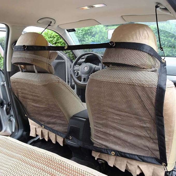 kuaetily Auto Sicherheitsnetz Hundenetz Rücksitzbarriere Zwischen ...