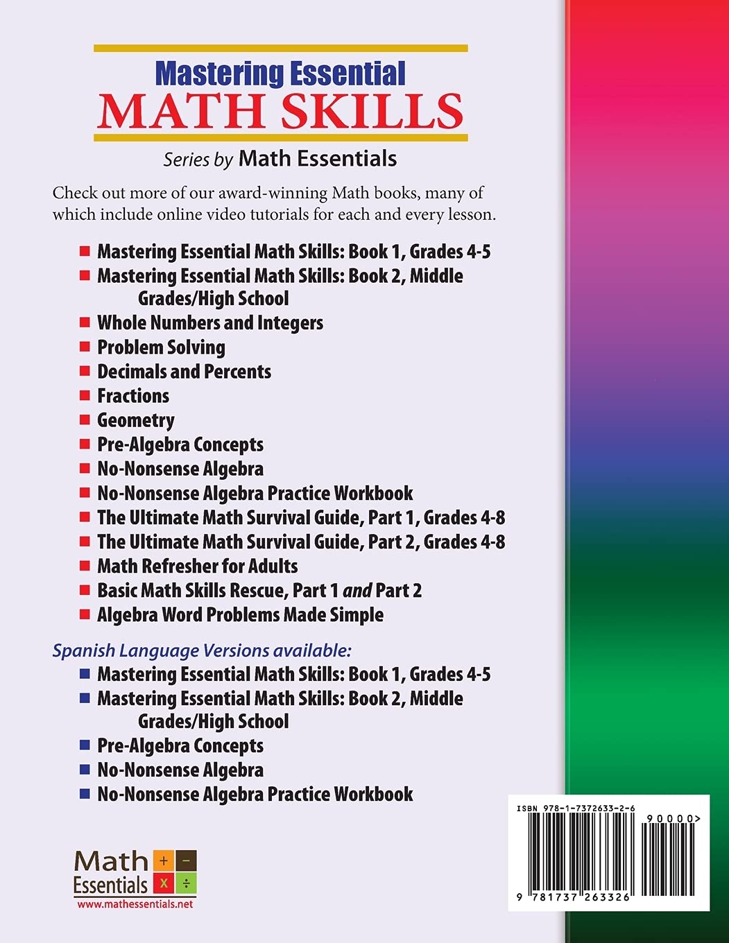 Mua Mastering Essential Math Skills: DECIMALS and PERCENTS, 2nd Edition ...