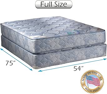 Amazon.com: Chiro Premier Orthopedic Gentle Firm (Blue Color) Full Size (54"x75"x9") Mattress ...