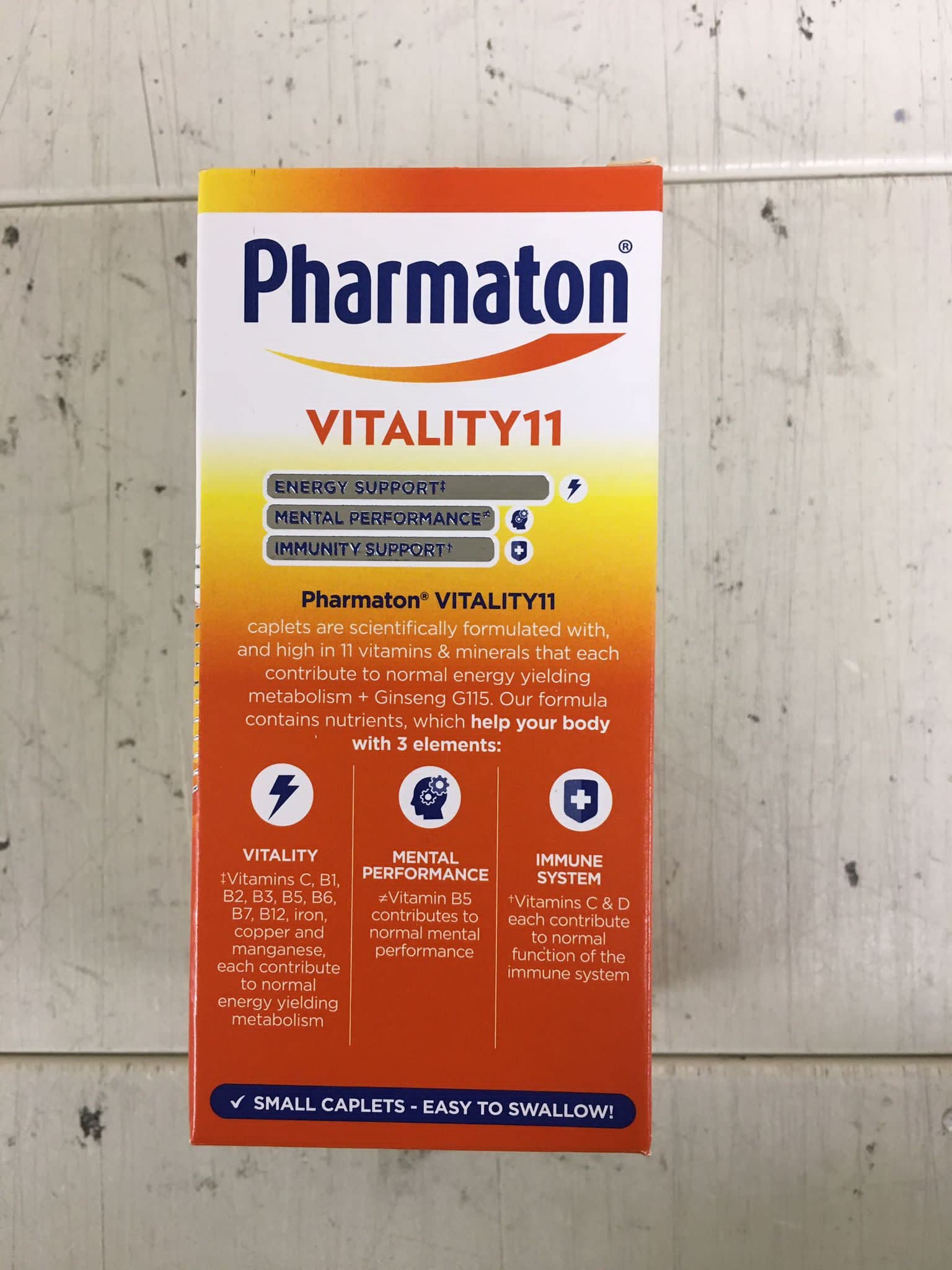 Pharmaton Advance Multivitamin And Mineral Caplets, 100 Caplets on ...