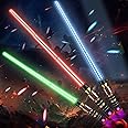 Amazon.com: Light up Sword Set,3 Pack LED Light Swords with Sound ...