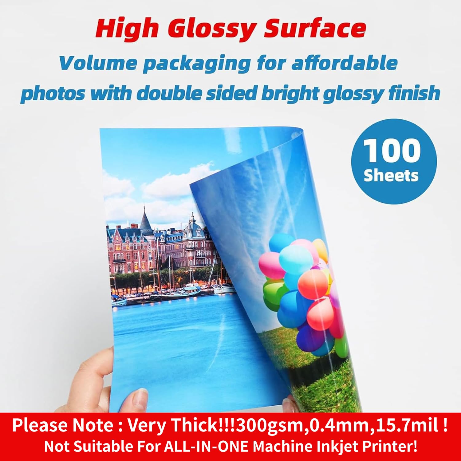 Mua Uinkit 100 Sheets 8.5x11 Letter Size Thick Heavyweight Photo Paper ...