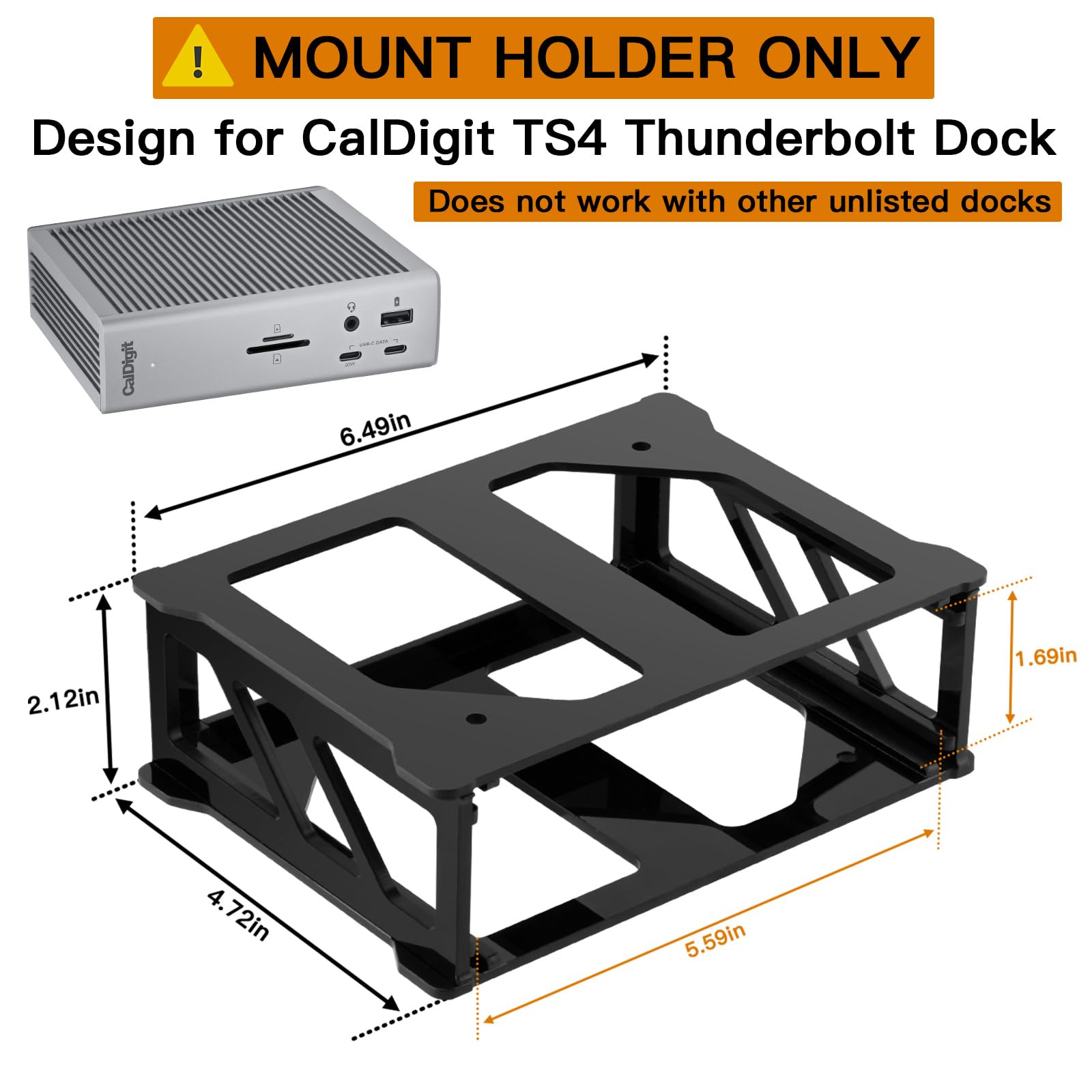 Mua CaSZLUTION Wall Mount and Under Desk Holder for CalDigit TS4 ...