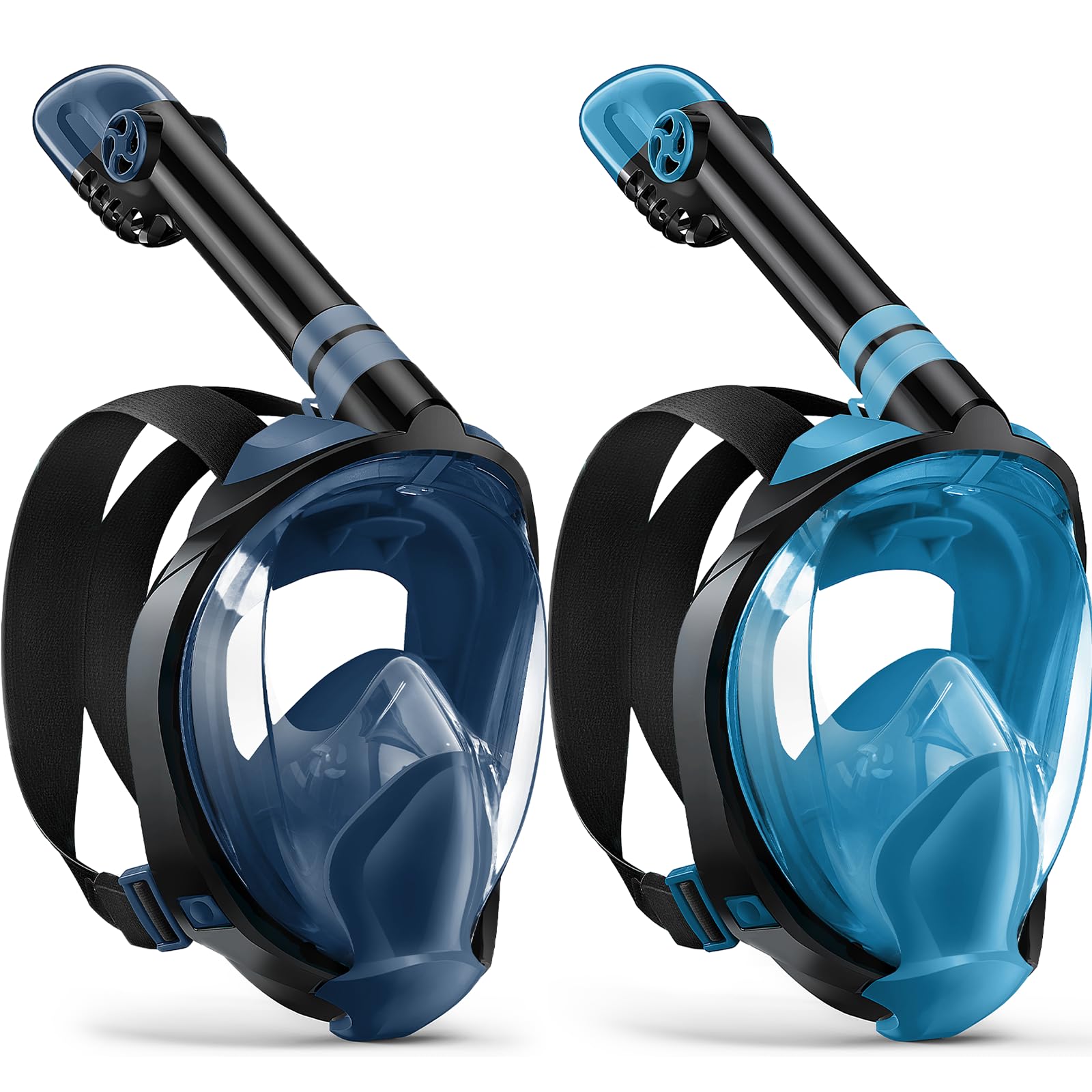 Zenoplige Full Face Snorkel Mask Adults,Dry-Top Snorkeling Gear with ...