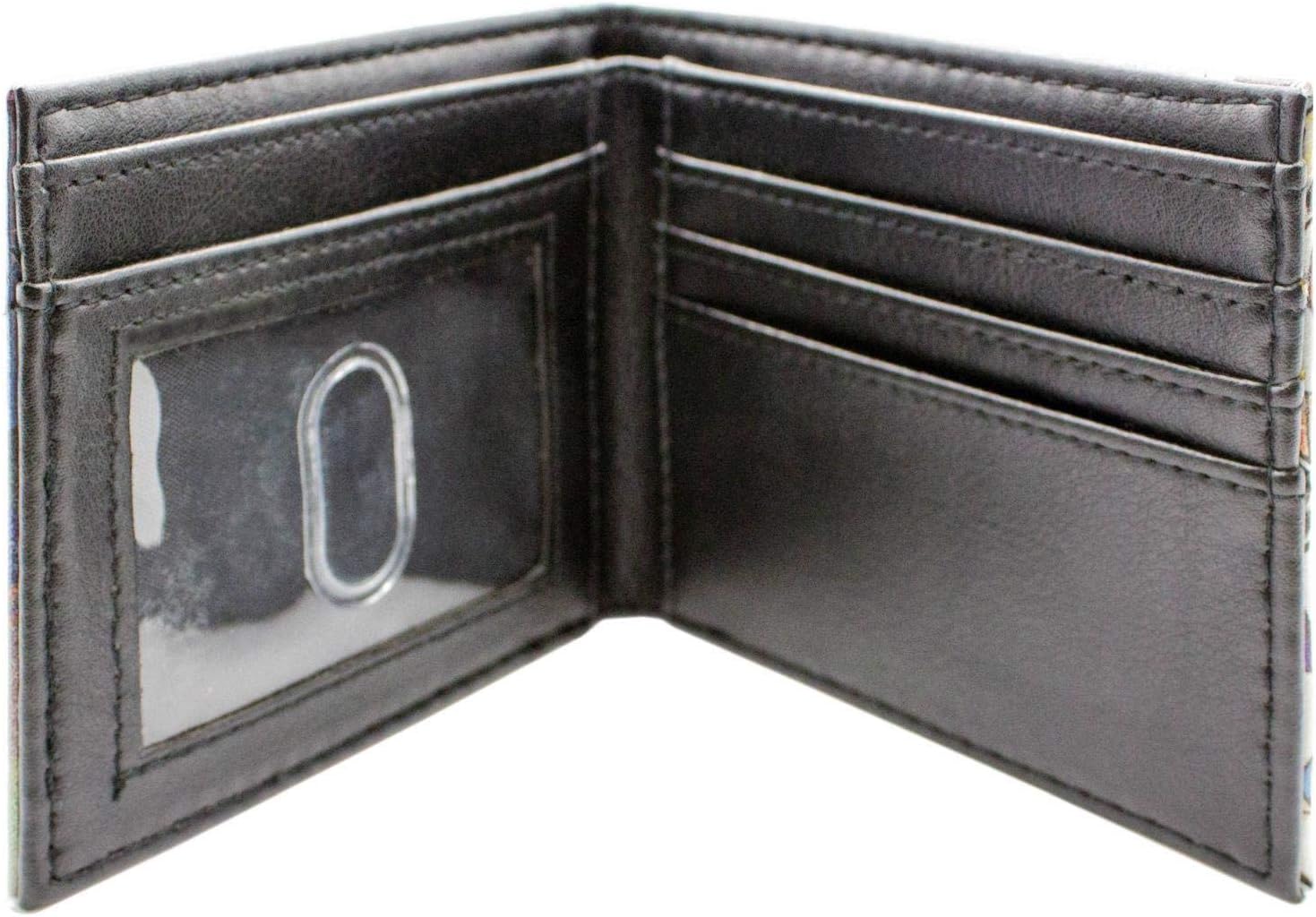 Capcom Megaman Shiny Characters Blue ID & Card Bi-Fold Wallet - BigaMart