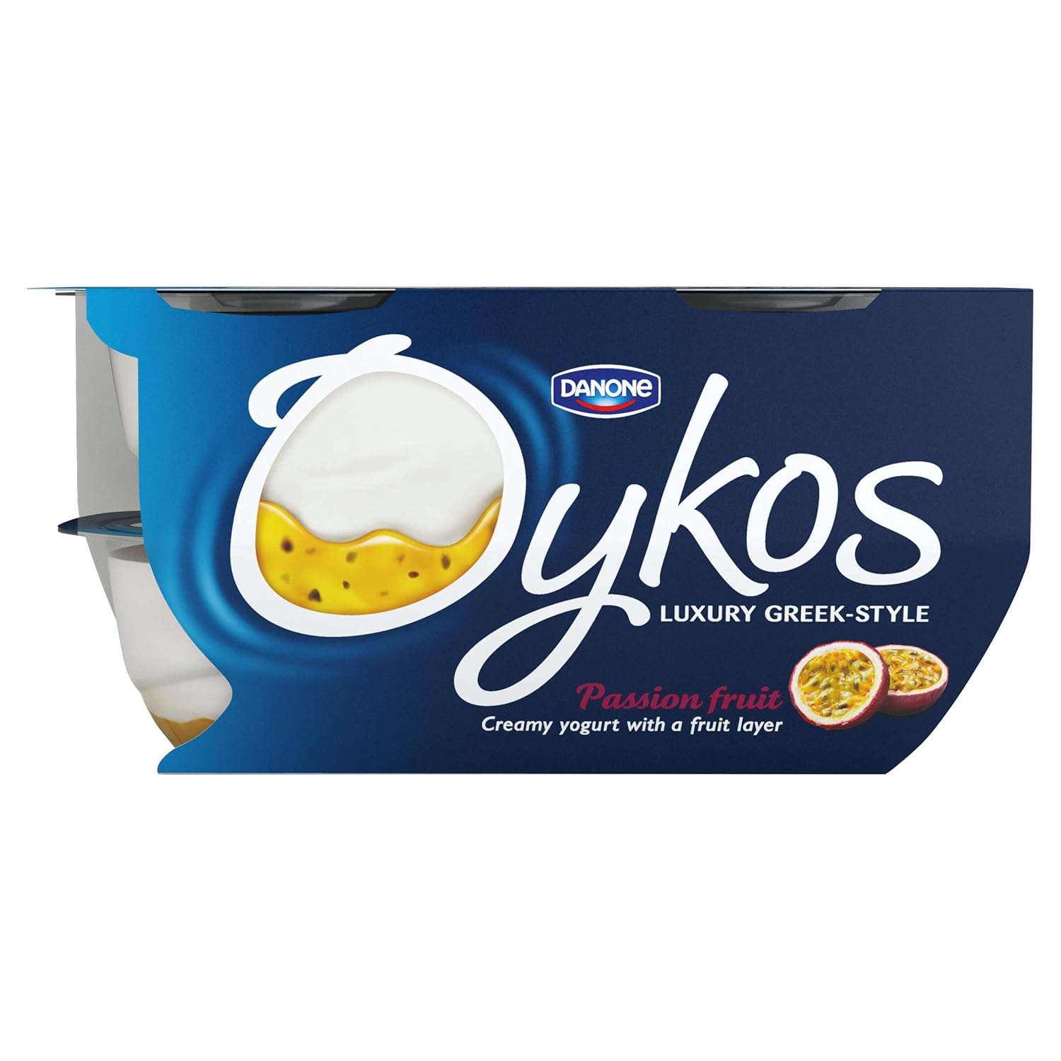 Oykos Greek Style Passion Fruit Yoghurt 4x110g: Amazon.co.uk: Grocery