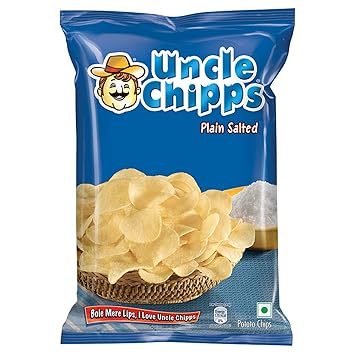 Uncle Chips Plain Salted - 82.5g: Amazon.in: Amazon Pantry