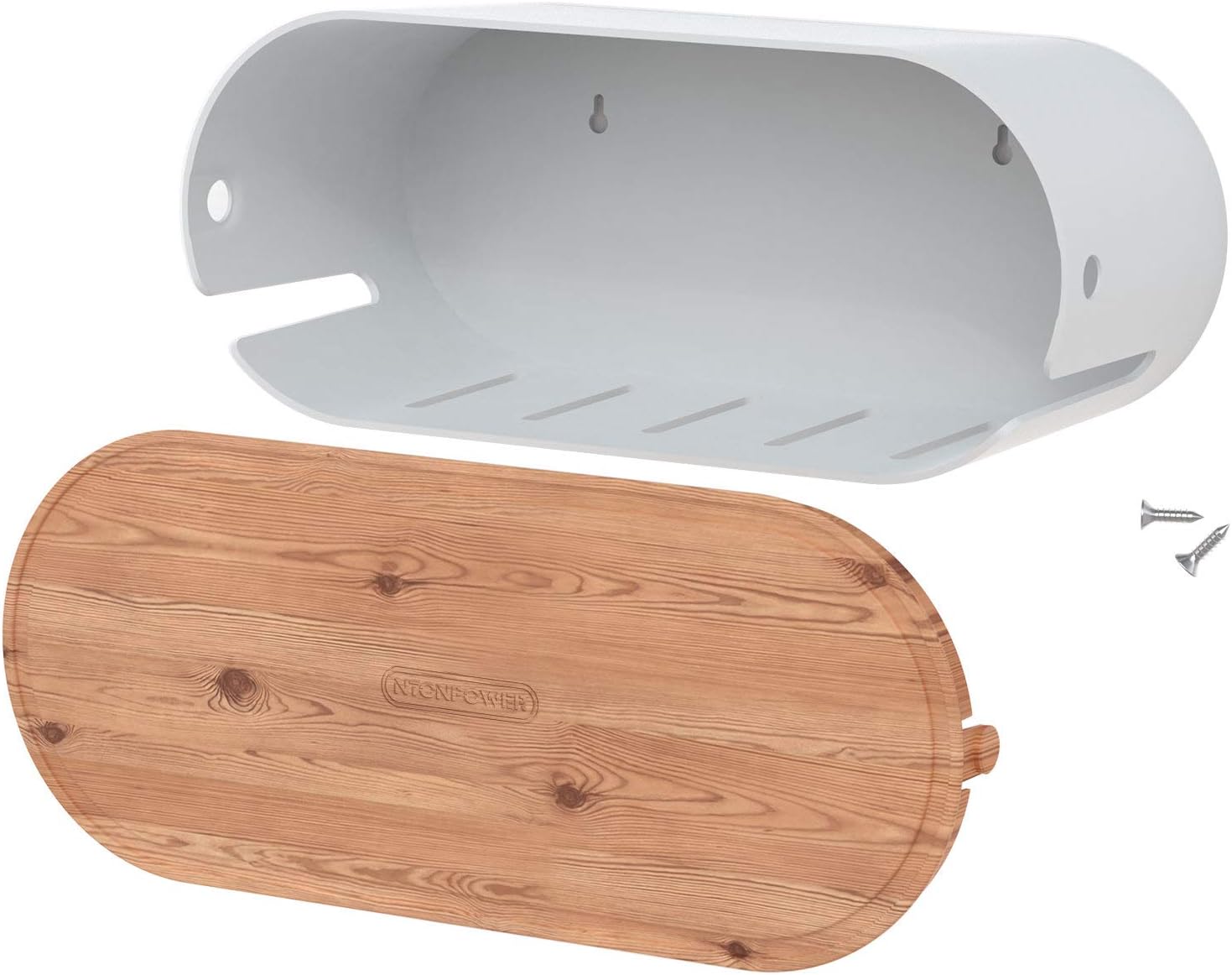 Wall Mountable Cable Box, NTONPOWER Wire Management Box 359x150x138mm ...