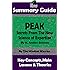 Amazon.com: Peak: Secrets from the New Science of Expertise eBook ...