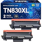 Amazon.com: InkNI Compatible Toner Cartridges Replacement for Brother TN830XL TN830 TN 830 XL ...