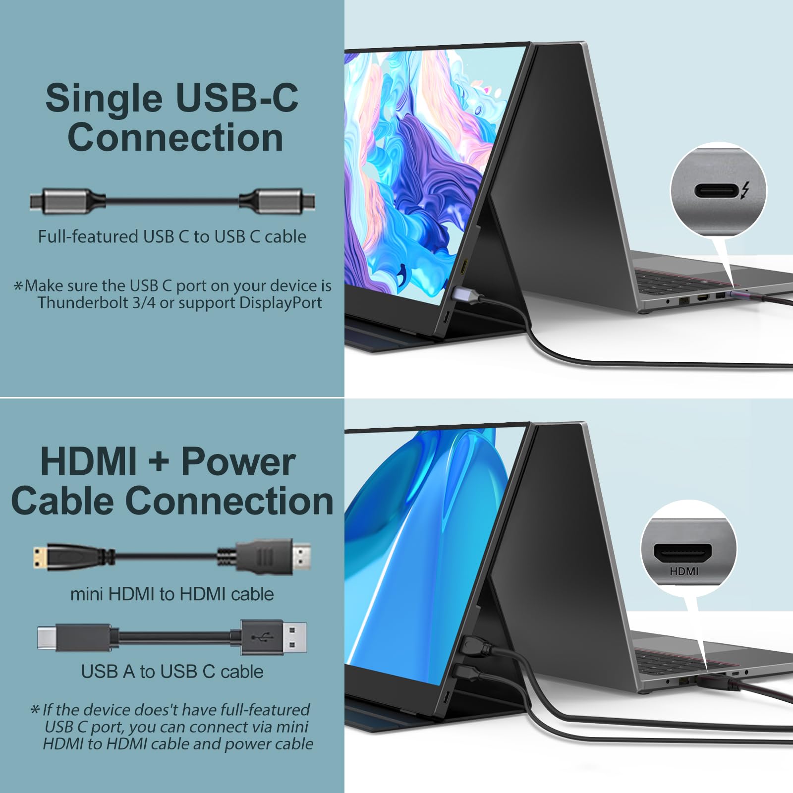 Mua InnoView Portable Monitor, 15.6 Inch FHD 1080P HDMI USB C Second ...
