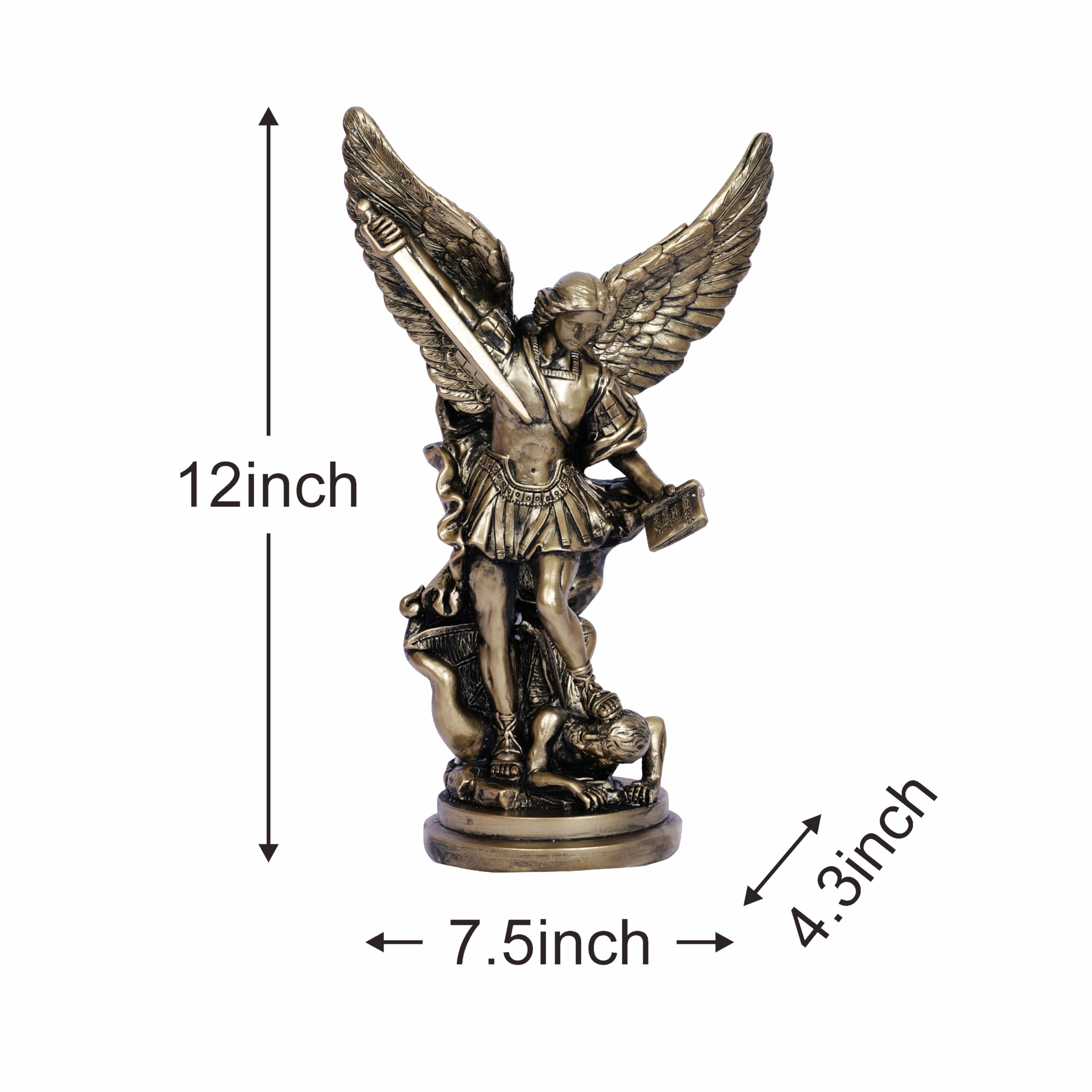 Mua San Miguel Arcangel Statue 12inch St Michael Statue Saint Archangel ...