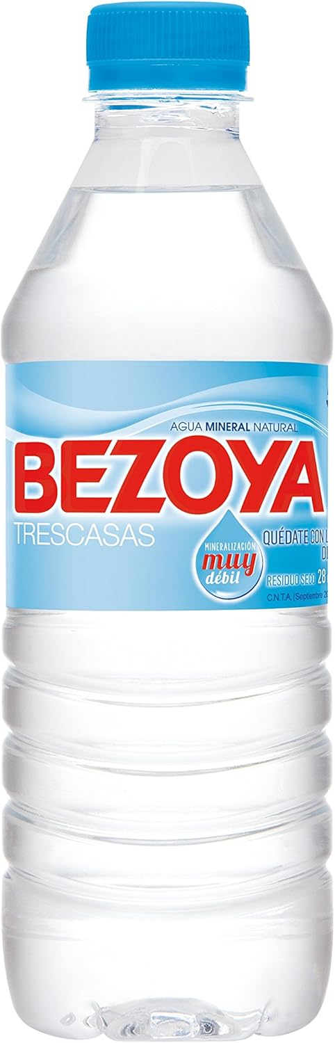 Bezoya Natural Mineral Water Bottle 50cl - [Pack of 12]: Amazon.co.uk ...