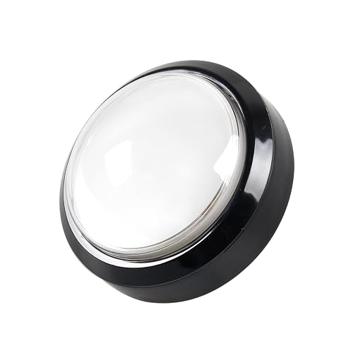 EG Starts 4 Inches Arcade Buttons 100mm Larger Big Dome Convex Type LED ...