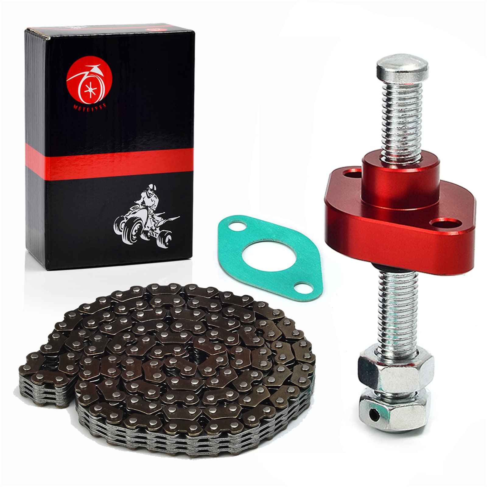 Cam Timing Chain & CNC Manual Tensioner For Yamaha Raptor 660R 2001 ...