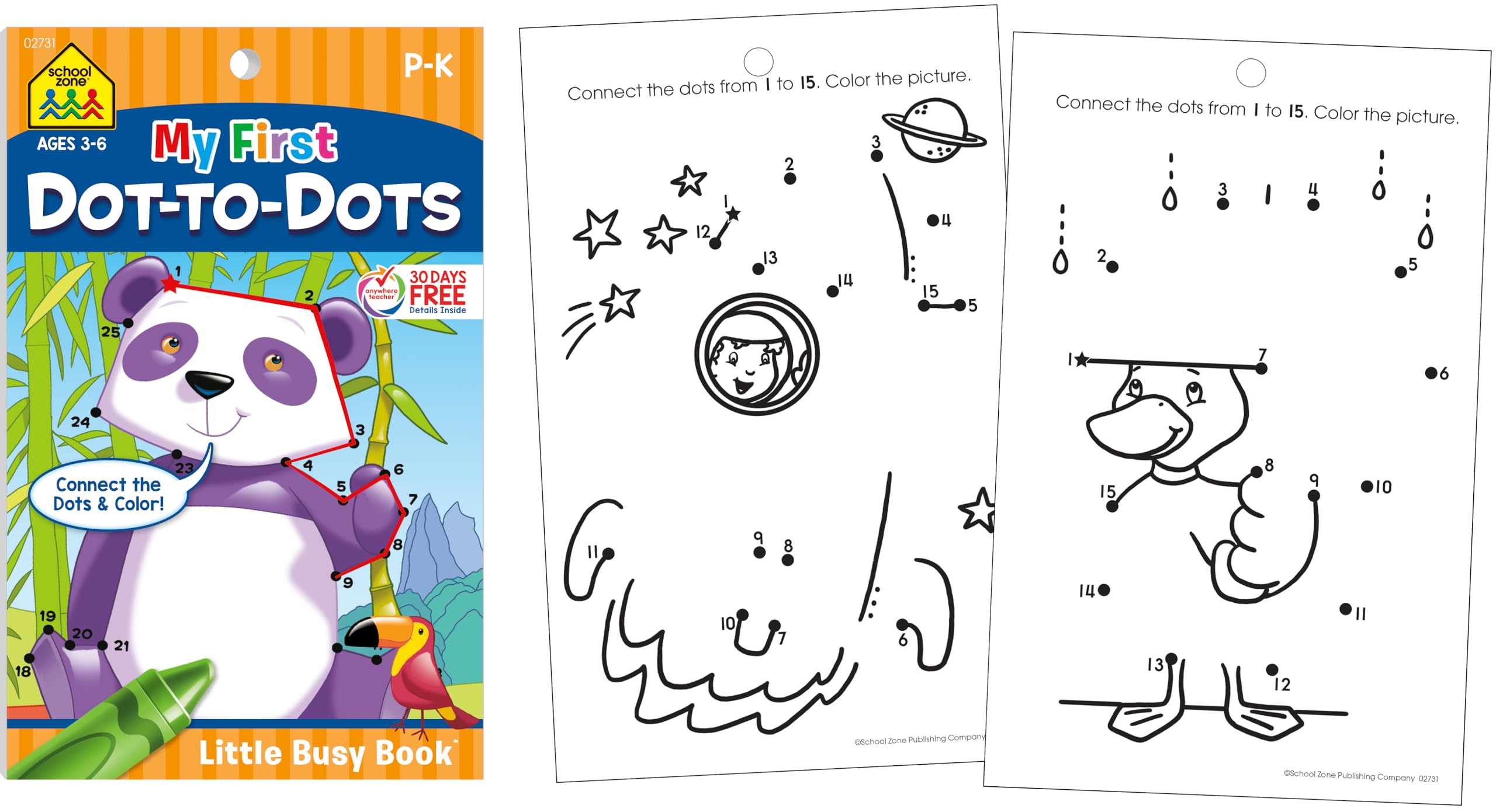 Mua School Zone My First Activities On-the-Go! 6-Pack Workbook Set: 288 ...