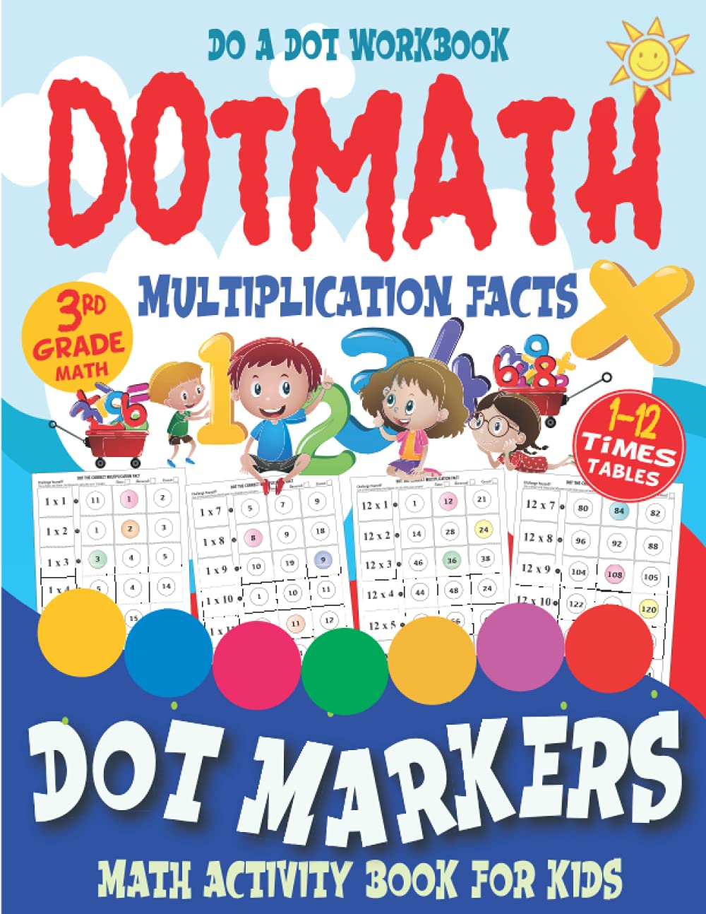 Mua DOTMATHâ ¢ Multiplication Workbook Grade 3: Dot Markers Activity ...