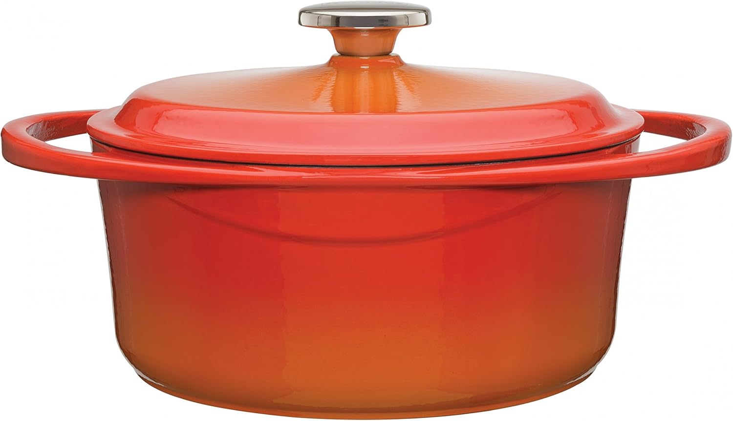 Berndes 1504102 Round Casserole Dish with Lid, 24cm, 4 Litre, Cast Iron ...