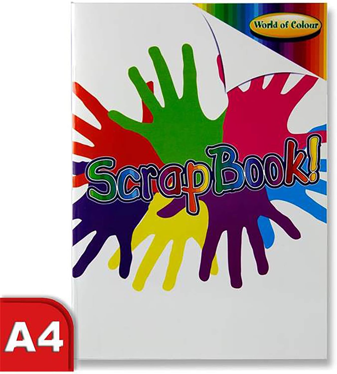 Premier Stationery 57986 A4 World Of Colour Scrapbook. Assorted Colour ...
