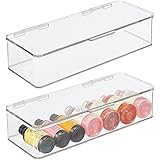 Amazon.com: mDesign Stackable Kitchen Pantry, Cabinet, Refrigerator ...